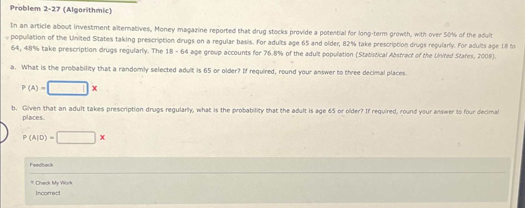 Solved Problem 2-27 (Algorithmic)In an article about | Chegg.com