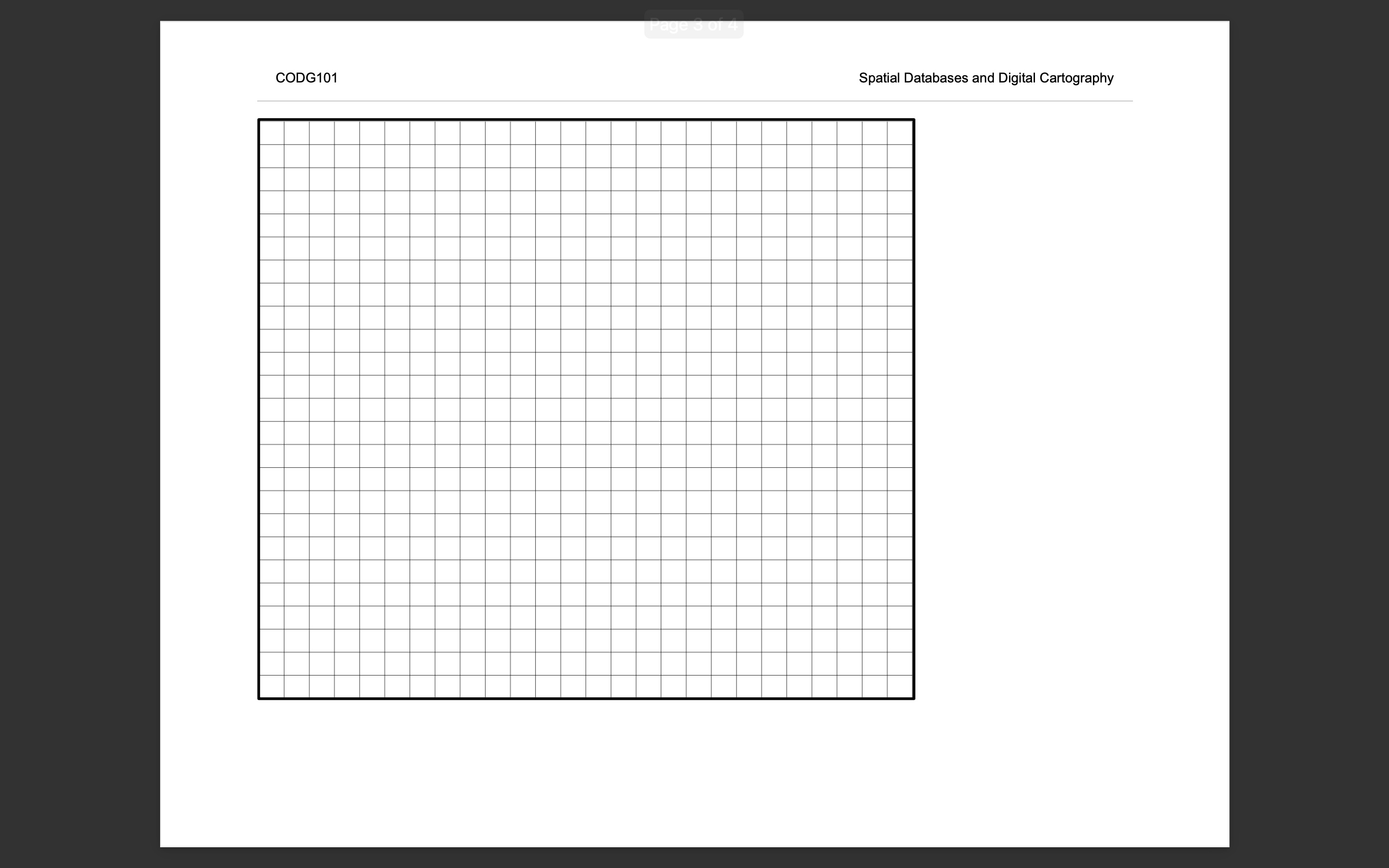 Solved Part 2 Creating A Raster Grid Map Using A Run Length 3126