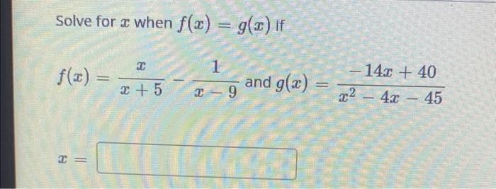 Solved The reciprocal of four less than a number is twice | Chegg.com