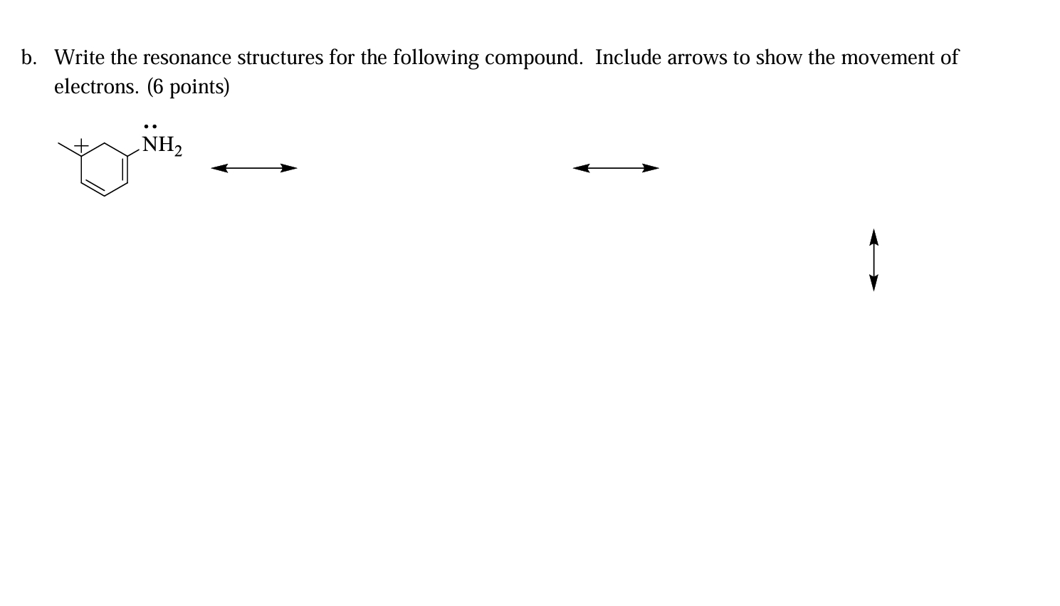 Solved by an EXPERT Write the resonance structures for the following | Chegg.com