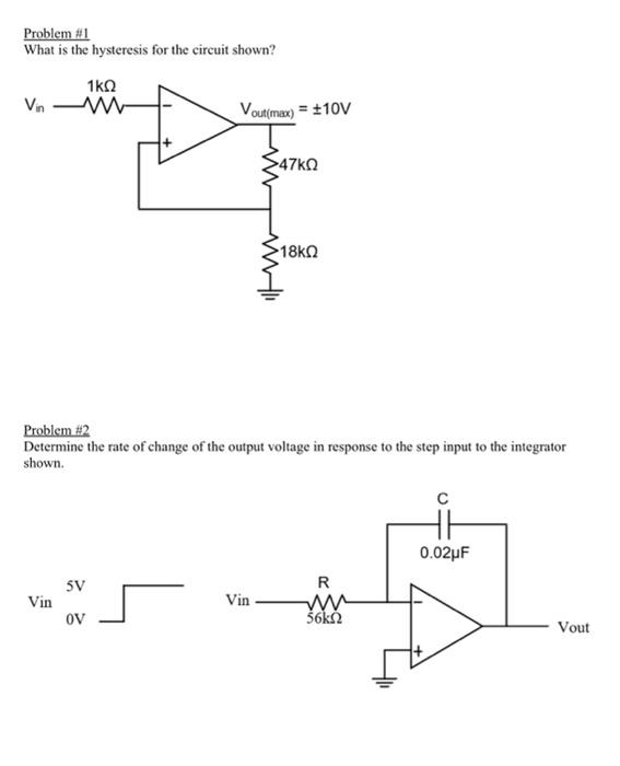 Solved Problem #3 A triangular wave is applied to the input | Chegg.com