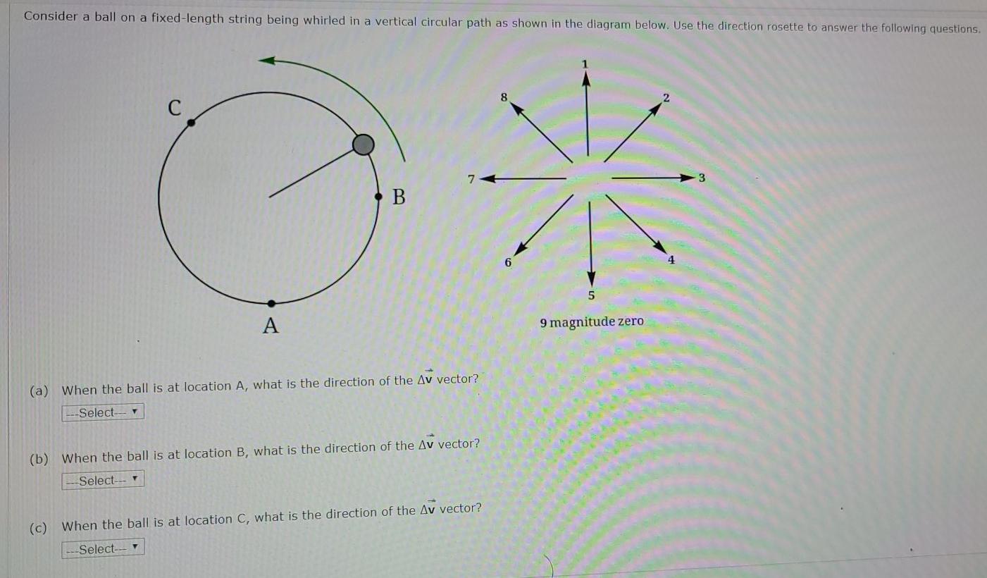 Solved Consider a ball on a fixed-length string being | Chegg.com