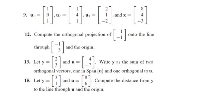 Solved In Exercises 7−10, show that {u1,u2} or {u1,u2,u3} is | Chegg.com