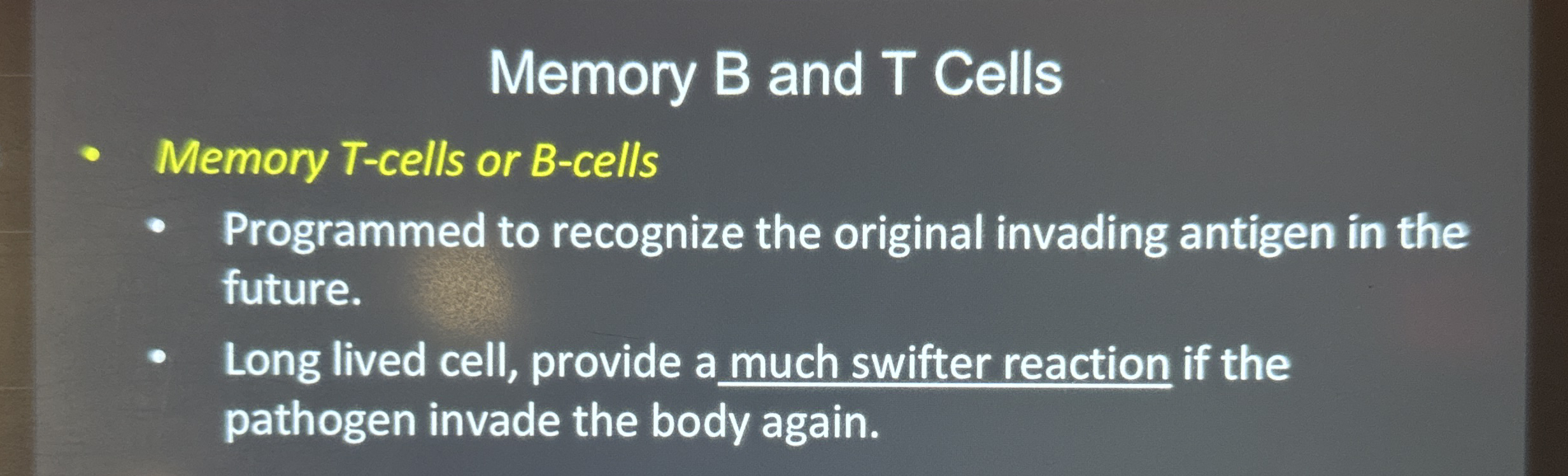 Solved Memory B and T CellsMemory T-cells or | Chegg.com