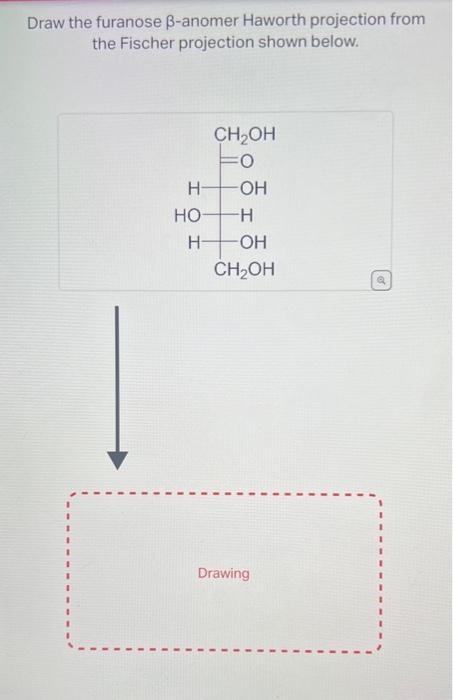 Solved Draw the pyranose β-anomer Haworth projection from | Chegg.com