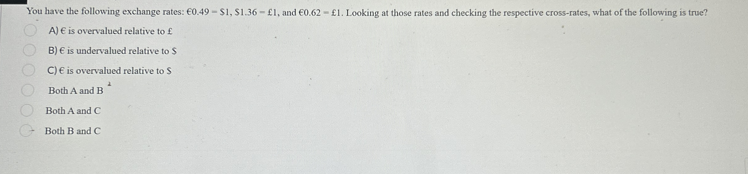 Solved You have the following exchange rates: | Chegg.com