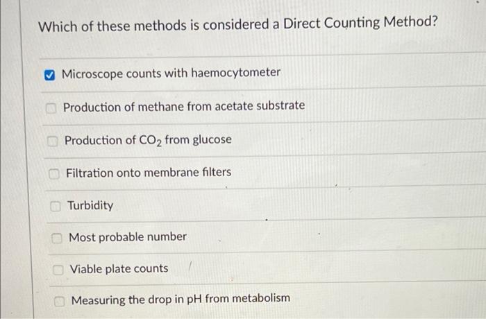 Solved Which of these methods is considered a Direct | Chegg.com