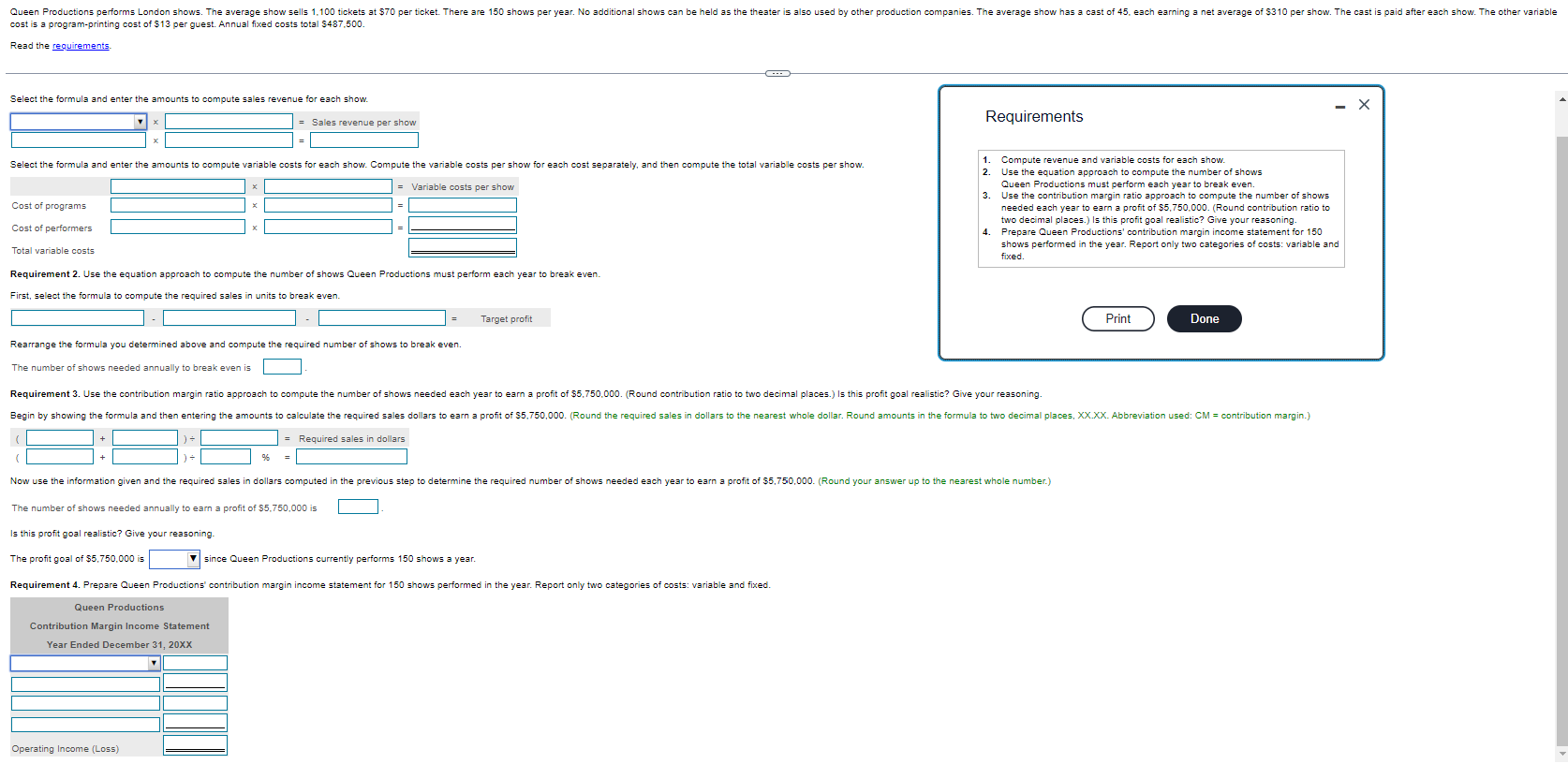 Solved Compute revenue and variable costs for each | Chegg.com