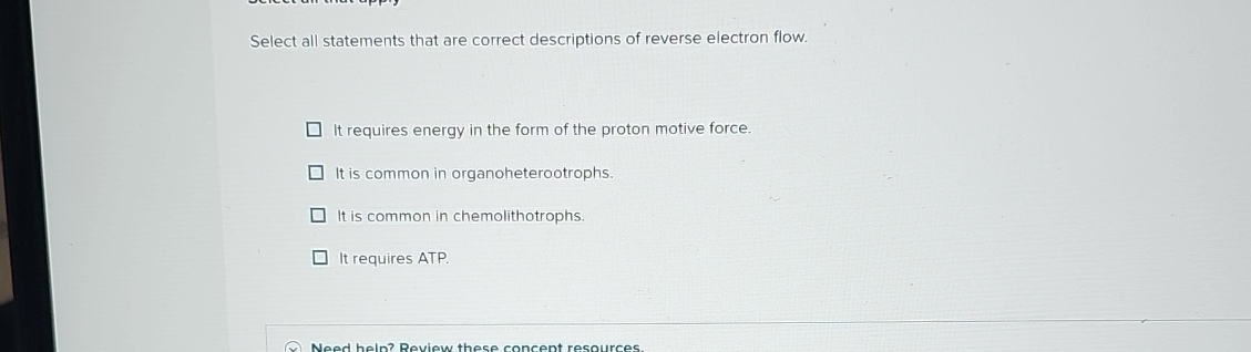 Solved Select all statements that are correct descriptions | Chegg.com