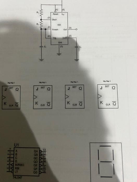 Solved 2.1. OBJECTIVE: To design a mod 10 counter using JK | Chegg.com
