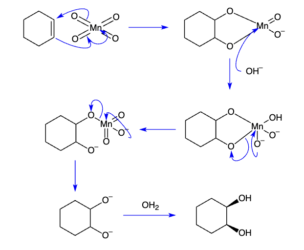 Solved explain the mechanism of 1,2 ﻿cyclohexanediol from | Chegg.com