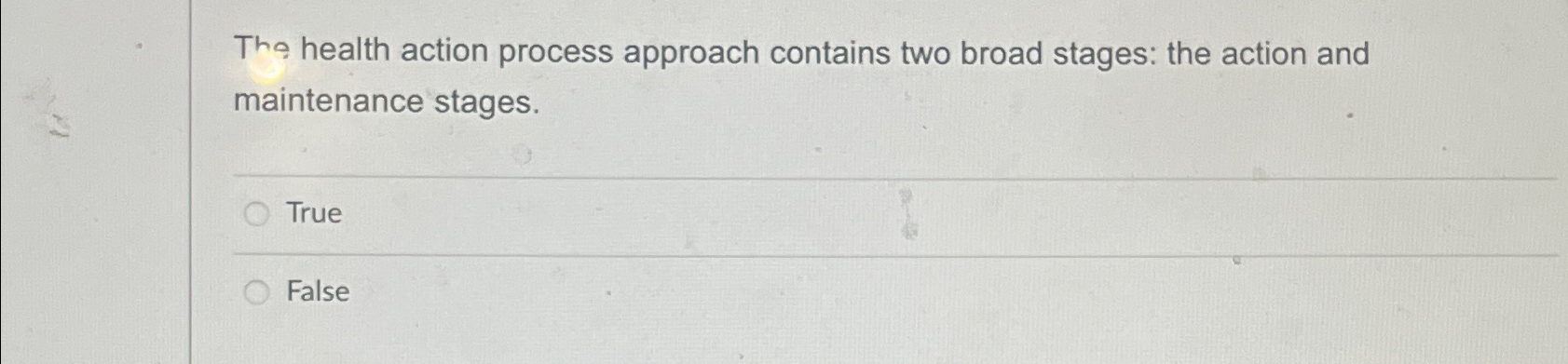 Solved Tho health action process approach contains two broad | Chegg.com