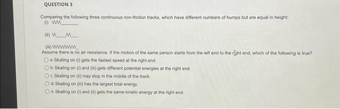 Solved QUESTION 3 Comparing the following three continuous | Chegg.com