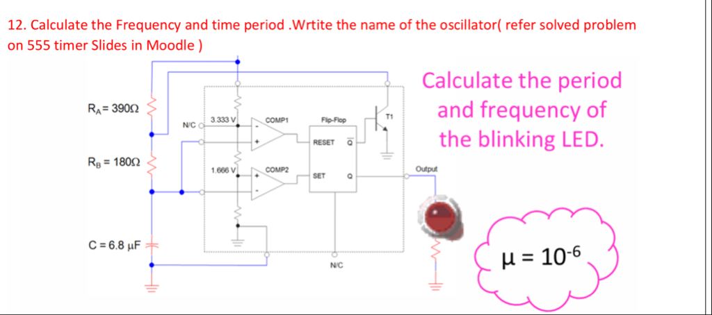 Solved Calculate the Frequency and time period .Wrtite the | Chegg.com