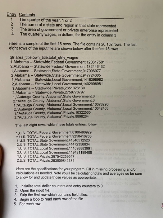 Programming Project #4 Points: 30 Purpose Learn to | Chegg.com