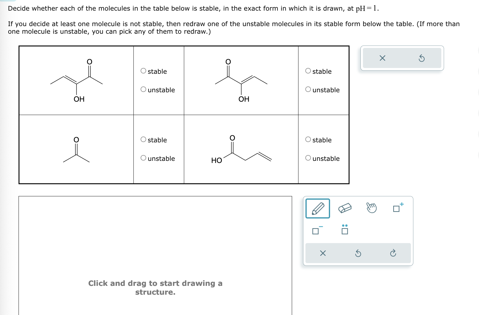 Solved Decide whether each of the molecules in the table | Chegg.com