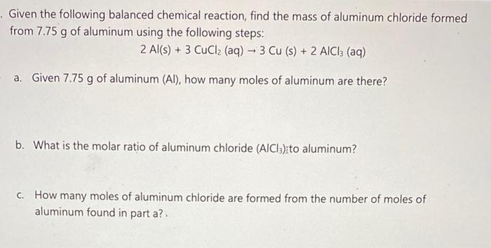 Solved 2. a. What is the molar mass of Al2(CO3)3 ? b. What | Chegg.com