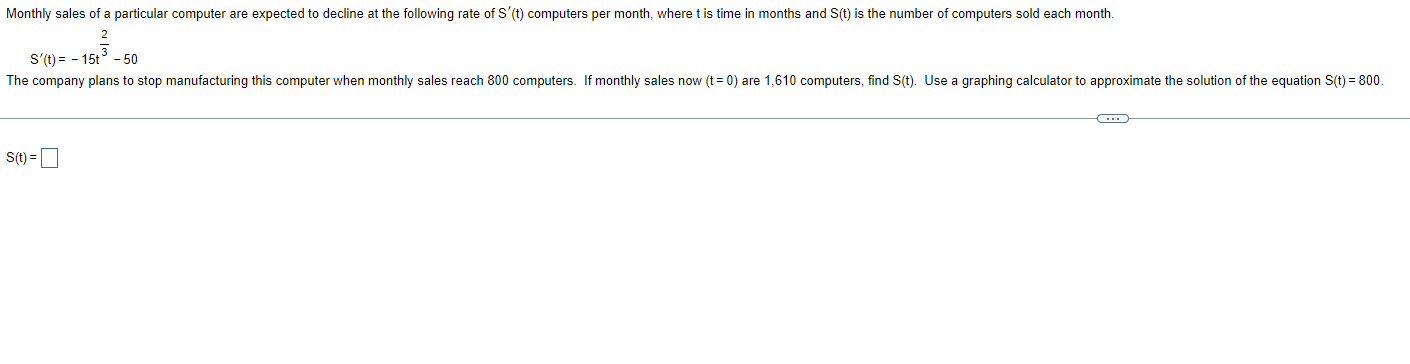Solved Monthly sales of a particular computer are expected | Chegg.com