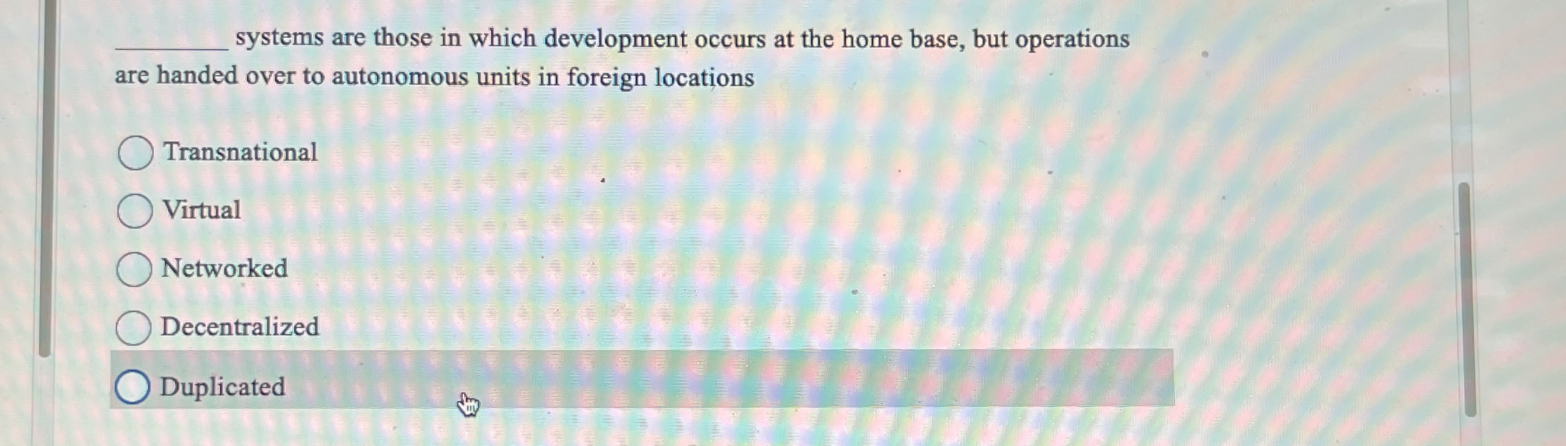 Solved systems are those in which development occurs at the | Chegg.com
