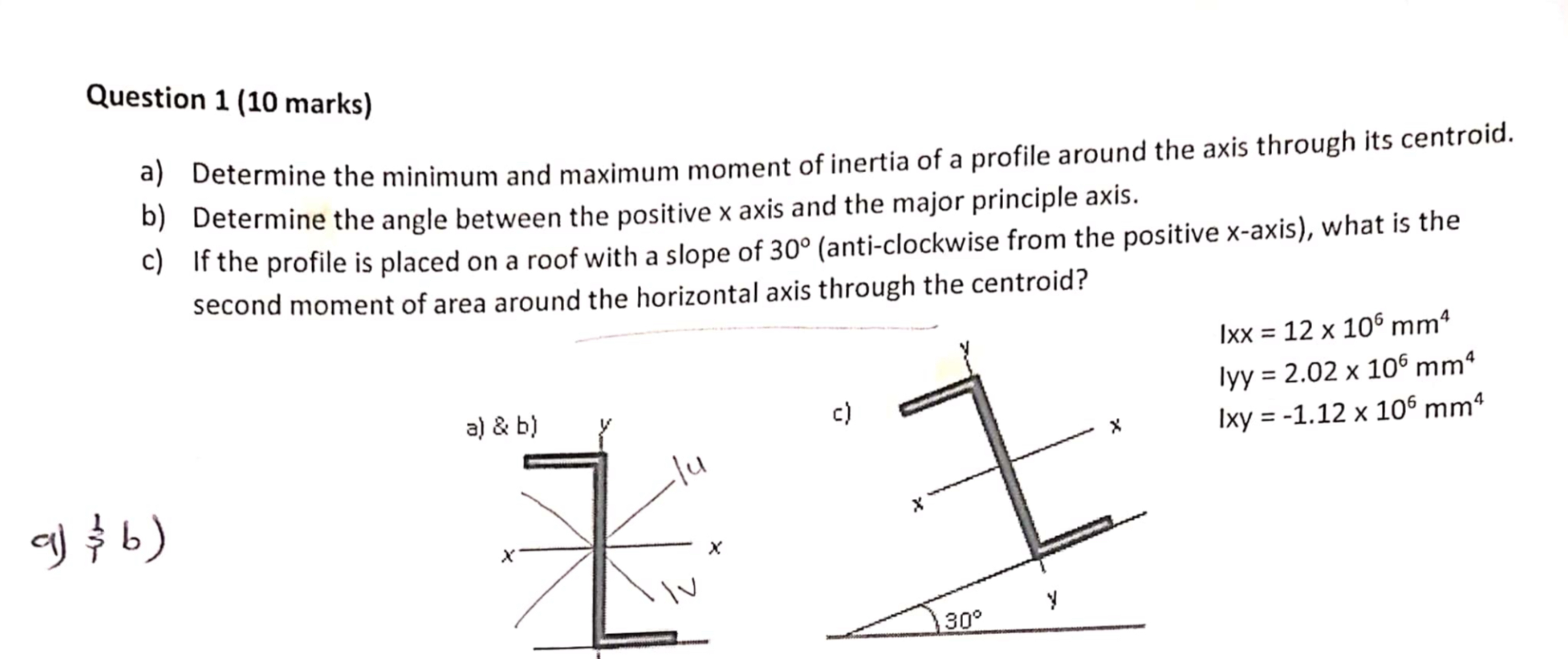 Solved Question 1 (10 ﻿marks)a) ﻿Determine the minimum and | Chegg.com