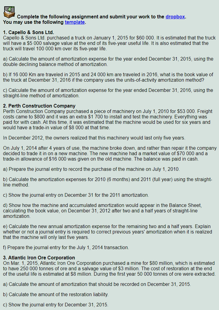 Solved Complete the following assignment and submit your | Chegg.com
