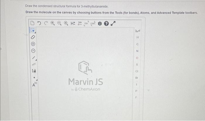 Solved Draw the condensed structural formula for hexanamide. | Chegg.com