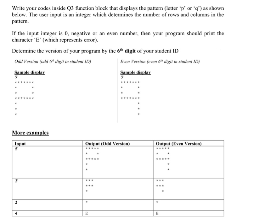 Solved Write your codes inside Q3 ﻿function block that | Chegg.com