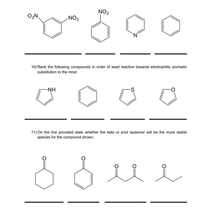 Solved Rank the following compounds in order of least | Chegg.com