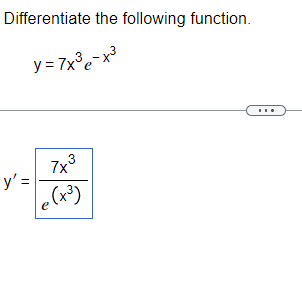 Solved Differentiate the following | Chegg.com