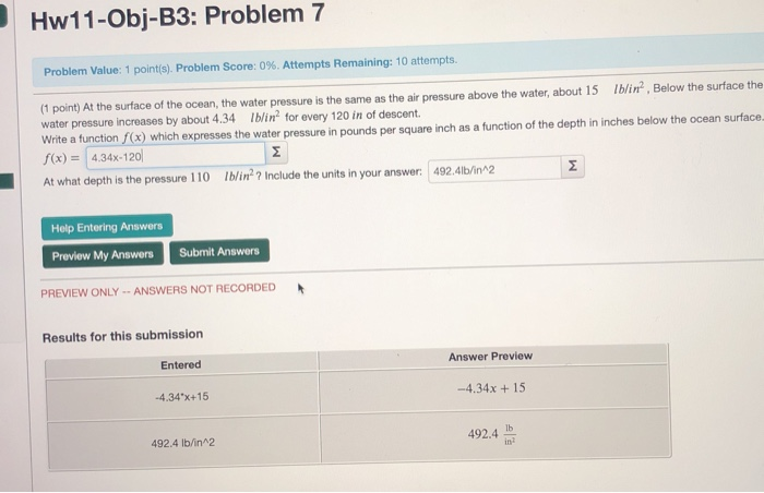 Solved Hw11-Obj-B3: Problem 7 Problem Value: 1 point(s). | Chegg.com