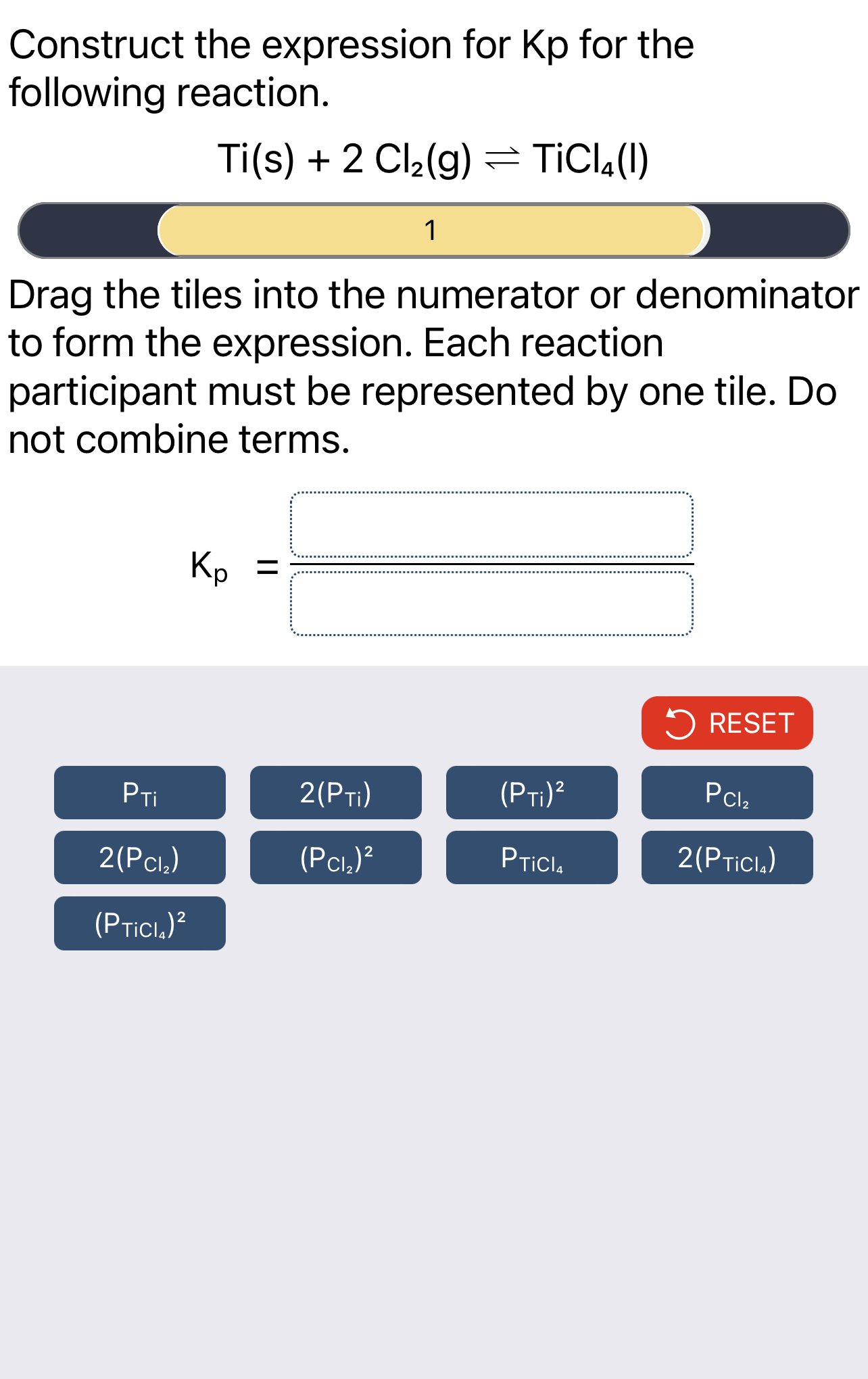 Solved Construct the expression for Kp ﻿for the following | Chegg.com