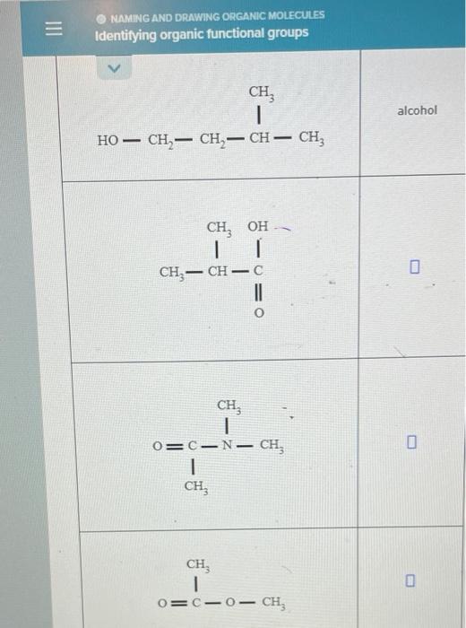 Solved III NAMING AND DRAWING ORGANIC MOLECULES Identifying | Chegg.com Solved III NAMING AND DRAWING ORGANIC MOLECULES Identifying | Chegg.com