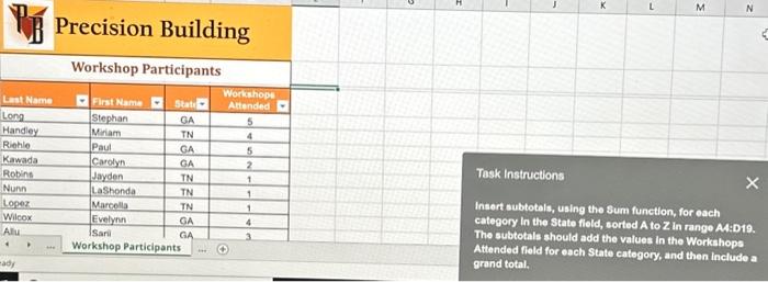 Precision Building Task Instructions Insert | Chegg.com
