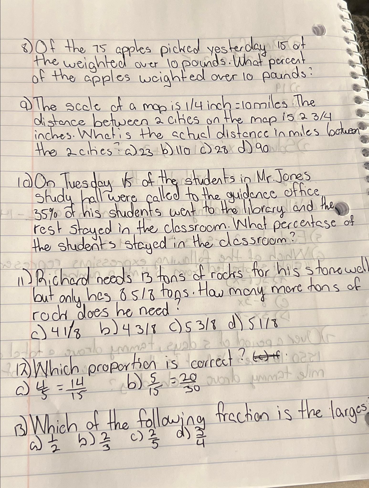 Solved Answer questions 8 ﻿through 13 | Chegg.com