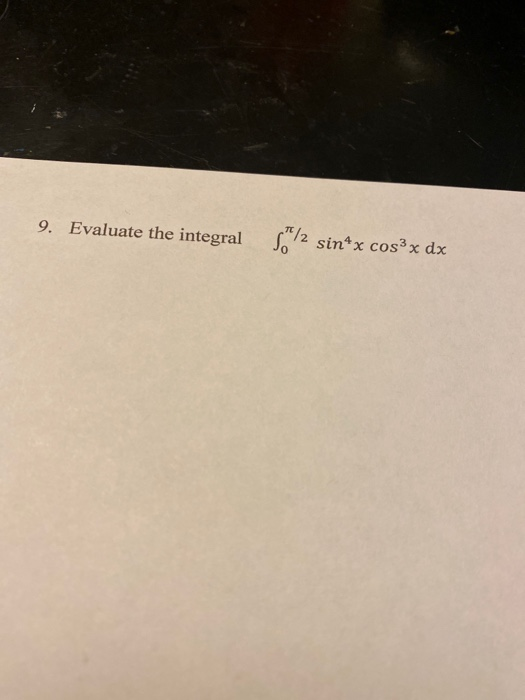 Solved /2 sina x cos3x dx S. | Chegg.com