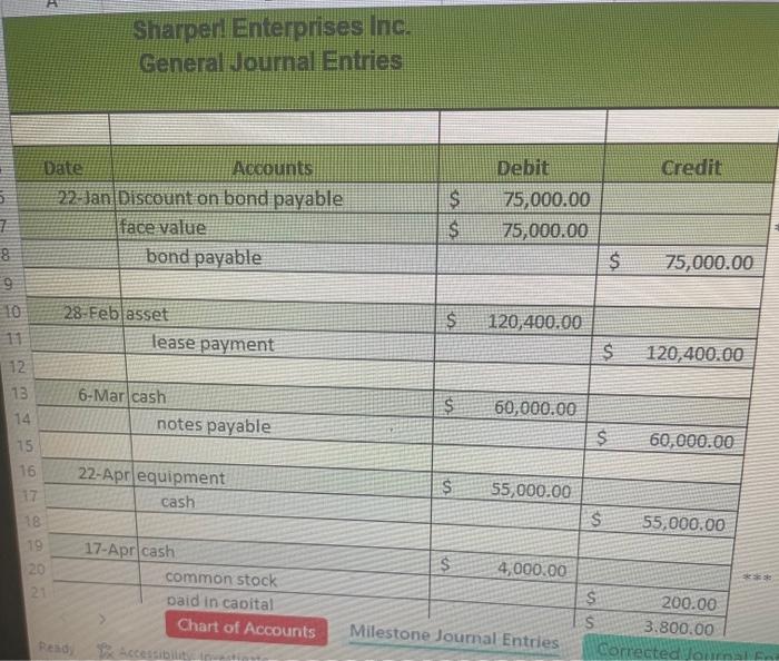 Solved journal entrythere are 3 rows for 3 | Chegg.com