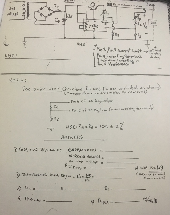 REFER TO THE SCHEMATIC DIAGRAM (FIG #1) ATTACHED. 1) | Chegg.com