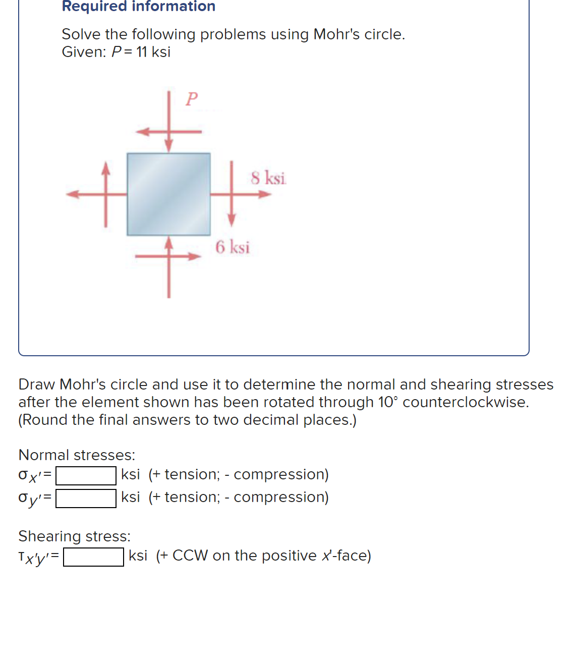 Solved Required informationSolve the following problems | Chegg.com