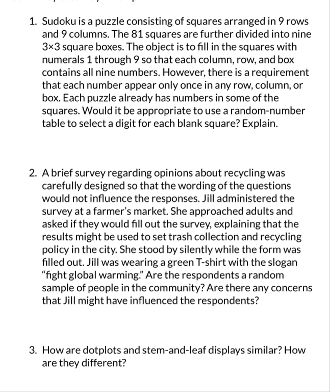 Solved Sudoku is a puzzle consisting of squares arranged in | Chegg.com