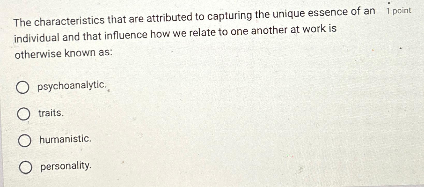 Solved The characteristics that are attributed to capturing | Chegg.com Solved The characteristics that are attributed to capturing | Chegg.com