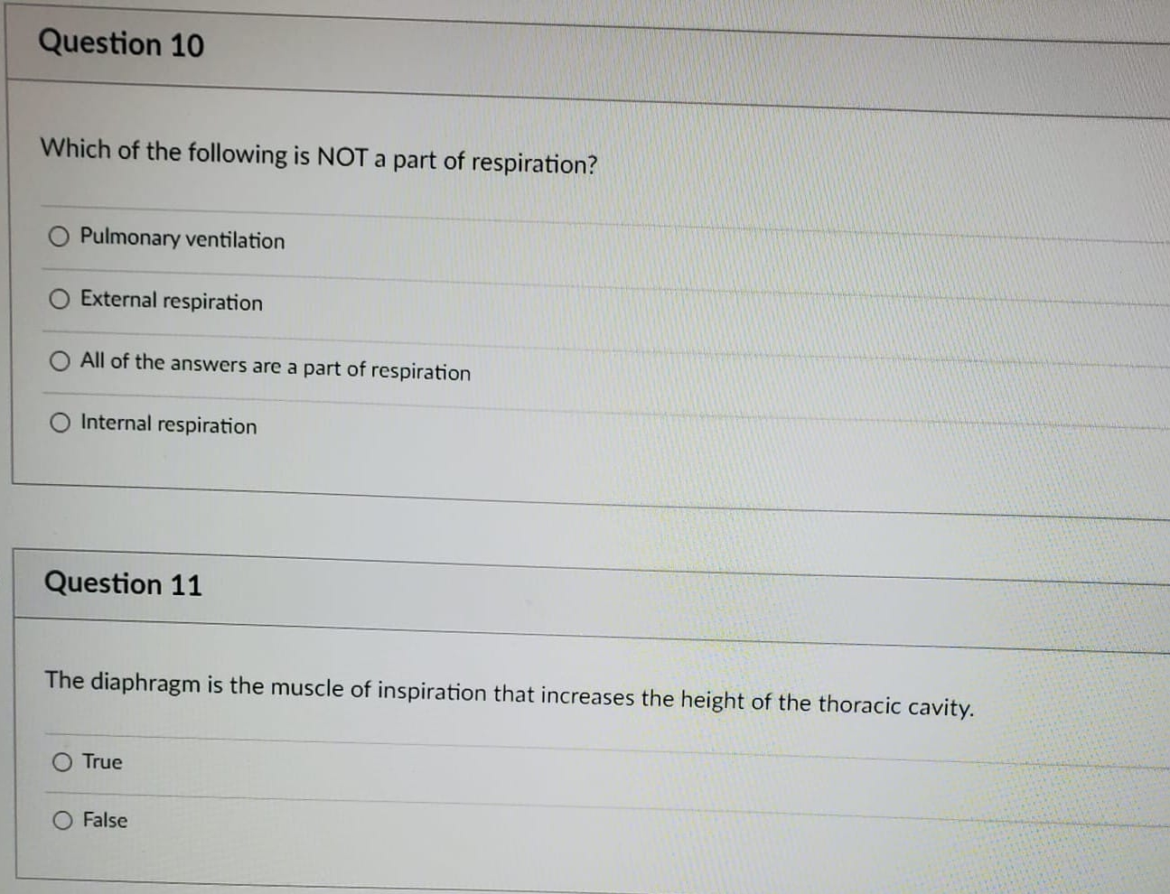 Solved Question 10Which of the following is NOT a part of | Chegg.com