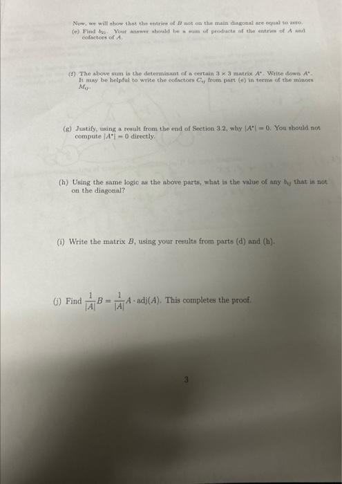 Solved 4. Rocall that ad) (A) is defined as the tranopose of | Chegg.com
