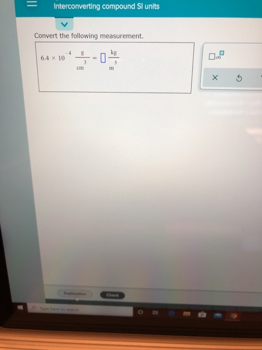 Solved Interconverting compound Sl units Convert the | Chegg.com