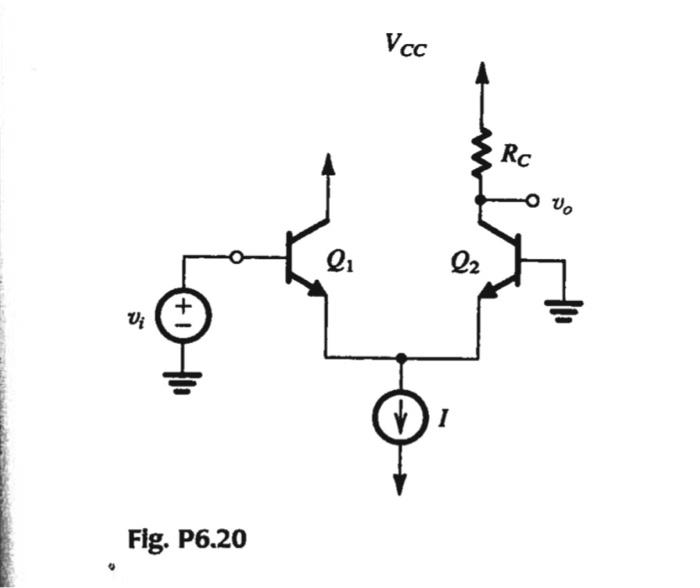 Solved *6.59 In the Wilson current mirror shown in Fig. | Chegg.com