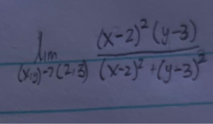 Solved Find the limit using multiple paths( 2 different | Chegg.com