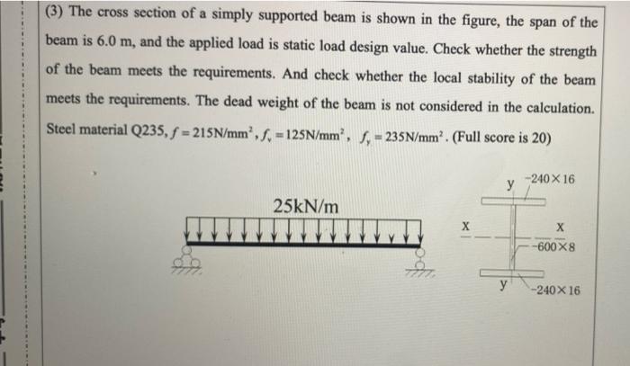Solved (2) Axial compression column is shown in the figure | Chegg.com