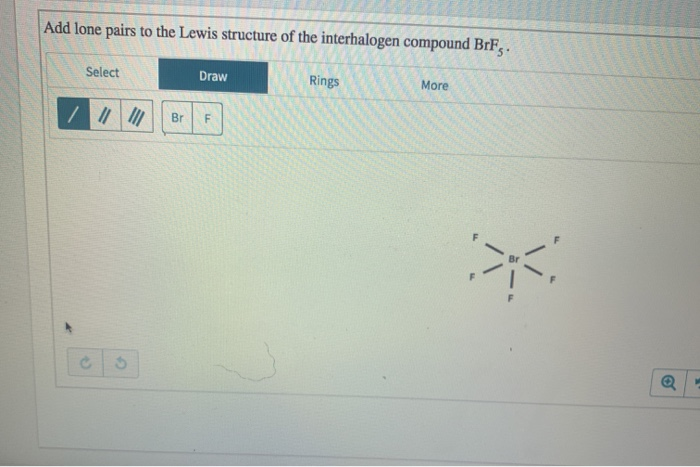 Solved Add lone pairs to the Lewis structure of the | Chegg.com
