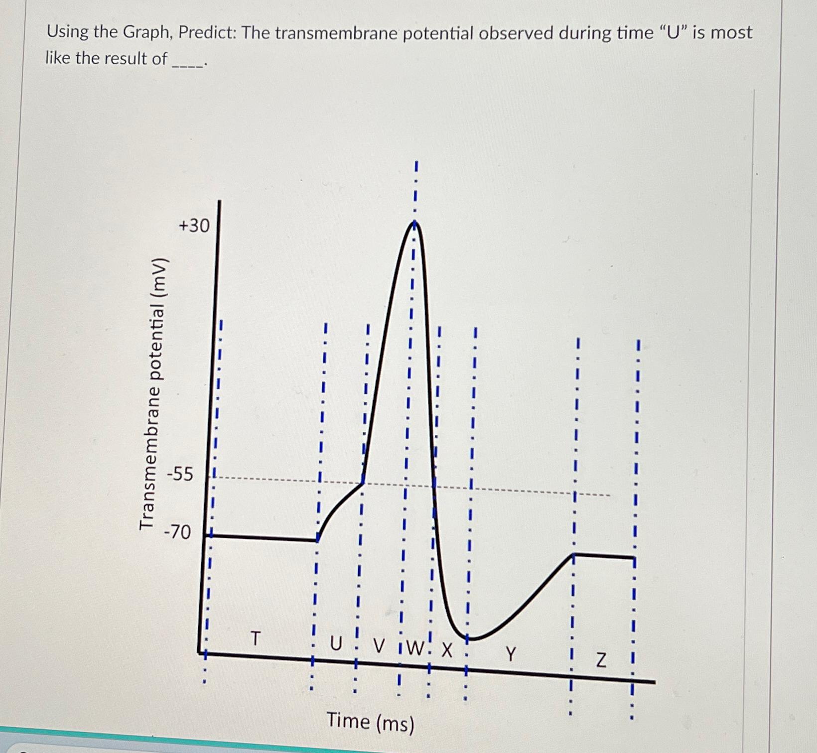 Solved Using the Graph, Predict: The transmembrane potential | Chegg.com