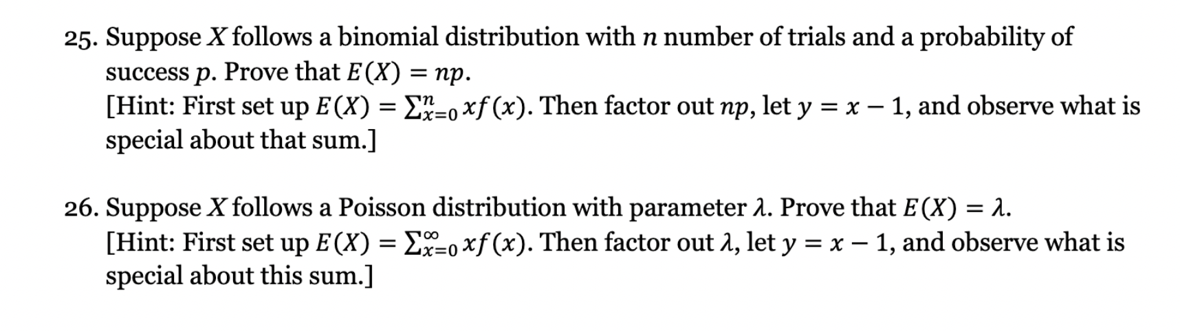 Solved Suppose x ﻿follows a binomial distribution with n | Chegg.com