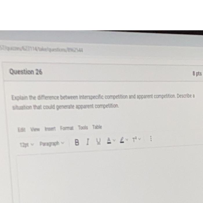 Solved Question 26 8 pts Dxplain the difference between | Chegg.com